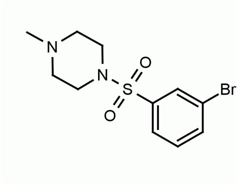 1 [ 3 Bromobenzene Sulfonyl] 4 Methylpiperazine