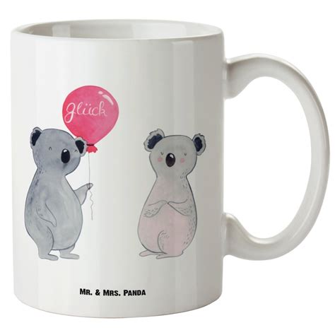 Mr And Mrs Panda Tasse Koala Luftballon Weiß Geschenk