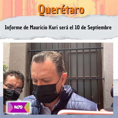 N News Informe De Mauricio Kuri Ser El De Septiembre