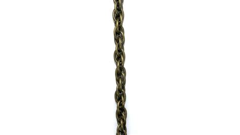 Chains Double Cable Chain Alloy Brass 75mm X 5mm X 1mm Loop Sold
