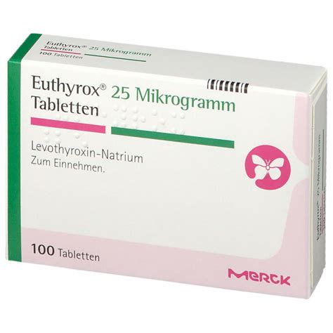 Euthyrox® 25 µg 100 St Mit Dem E Rezept Kaufen Shop Apotheke