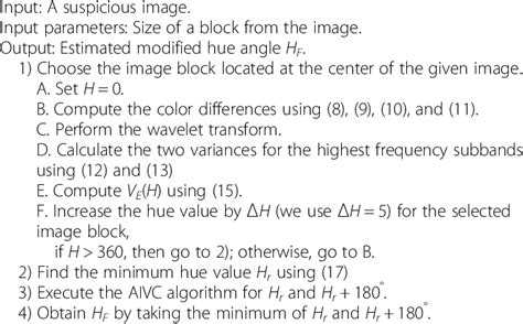 Summarization Of The Proposed Method Download Table
