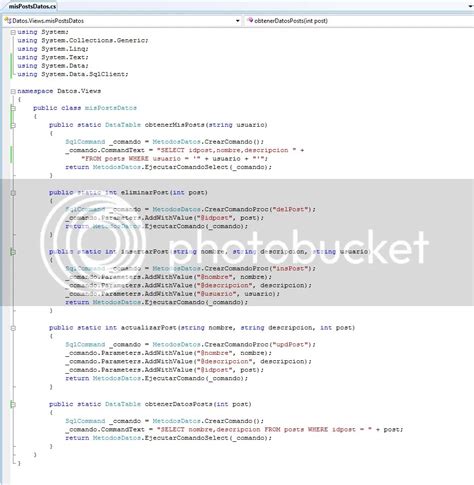 Ejemplo De Aplicación Usando Programacion En Tres Capas Aspnet Y C