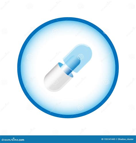 Schematic Illustration Of Microencapsulation Technology Medical Vector Icon Stock Vector