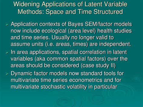 Ppt Latent Variable And Structural Equation Models Bayesian Perspectives And Implementation