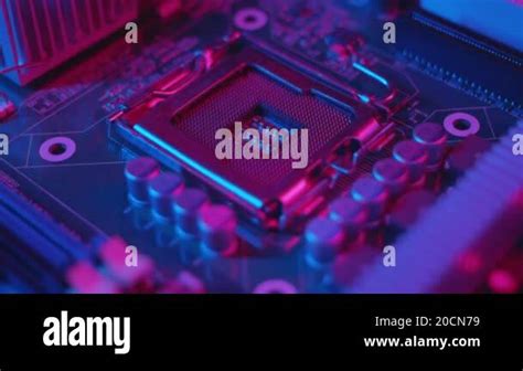 New York May 19 2019 Macro Electronic Part Of A Computer Disassemble The Laptop Debrief The