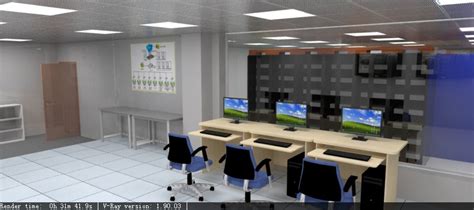 某政府部门机房鸟瞰效果图 室内效果图 机房图片 机房设计运维网 提供最专业最实用的机房相关知识