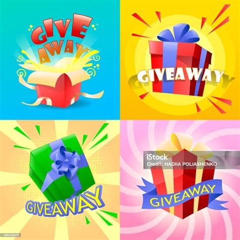 경품 포스터 및 템플릿 선물 상자 소셜 미디어 게시물에 대한 경품 배너 템플릿 디자인 선물 우승자 보상 및 선물 경품 추첨 소셜 미디어 게시물을 포기하십시오 벡터