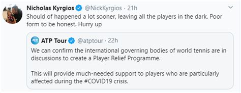 La dura crítica de Kyrgios contra la ATP y la respuesta de la organización Dejaron a todos los