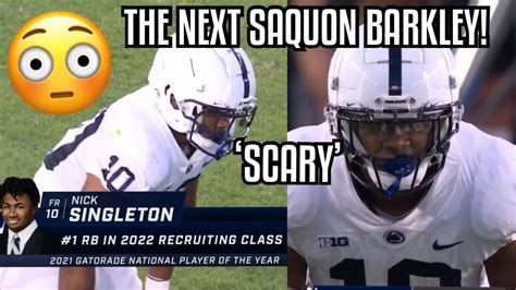 Penn State Found The Next ‘saquon Barkley 😳 1 Rb Nick Singleton