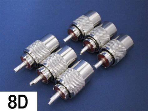 Yahoo オークション 送料無料②国産《即決》8d M型コネクター 6個 Mp