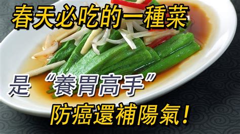 春天必吃的一種菜，是“養胃高手”，防癌還補陽氣！【益壽延年】 Youtube