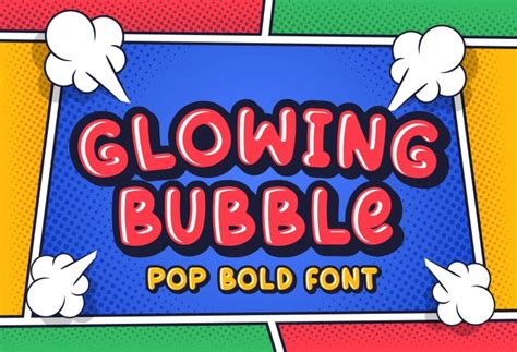 Glowing Bubble Font Download