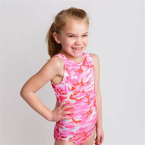 Pink Camouflage Leotard By Aero Leotards