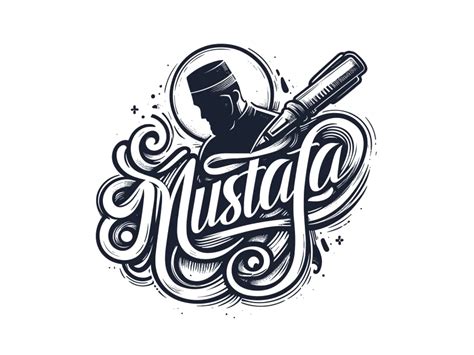 Hand Draw Signature For The Name Mustafa Vector PNG Vector In SVG PDF