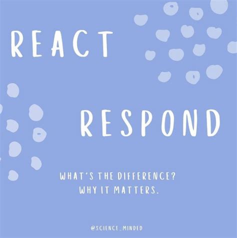 Respond Vs React