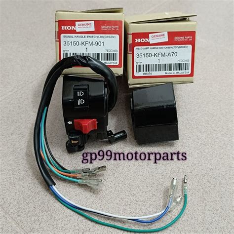 Honda Ex5 Dream Handle Switch Lh Rh Set Original Thai Honda Gp99motorparts Shopee Malaysia