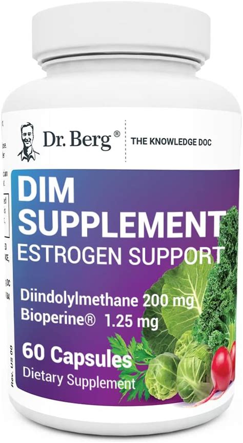 Dr Bergs Dim Supplement Estrogen Support For Australia Ubuy