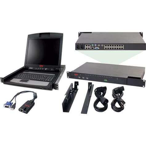 Apc 2x1x16 Ip Kvm With 17 Rack Lcd And Usb Vm Kvm Bn001