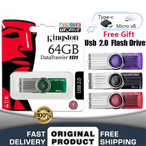 Kingston Pendrive Usb Gb Drive Data Traveler Original Flash Memory Drive Gb Gb