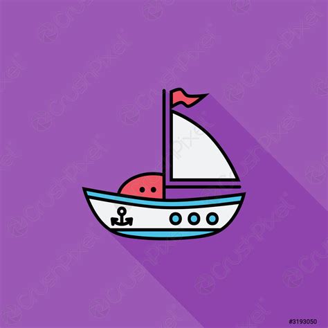 Ship Toy Stock Vector 3193050 Crushpixel