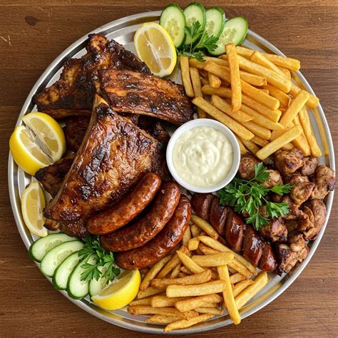 🌟 Ultimate Mixed Grill Platter With Crispy Fries 🍖🍗🍟 Get Ready To