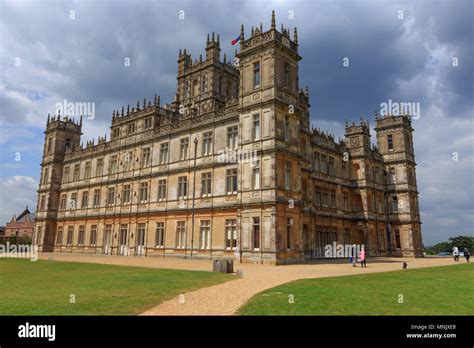 England Hampshire 2 May 2017 Highclere Castle Jacobethan Style