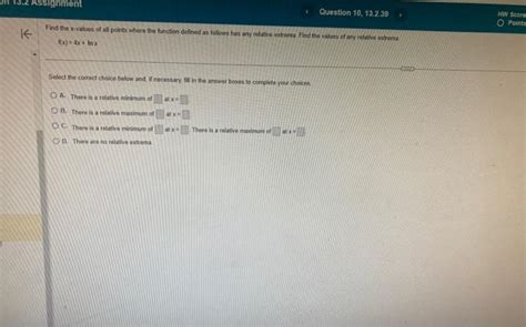 Solved Find Thex Values Of All Points Where The Function Chegg