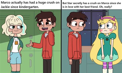 Marco Is Interrelating With Jackie And Star By Deaf Machbot On Deviantart
