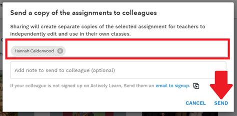 Share Assignments Actively Learn