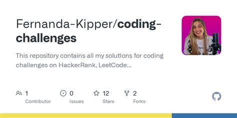 GitHub Fernanda Kipper Coding Challenges This Repository Contains