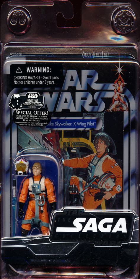 Luke Skywalker X Wing Pilot Vintage Saga Collection