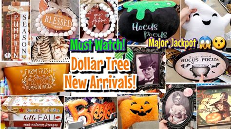 😯🍁must Watch Dollar Tree Shop With Me Jackpot Fall And Halloween Finds🎃