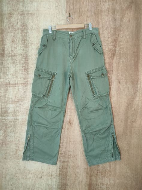 Vintage Rcc 10 Pocket Vintage Cargo Pants Zip Leg Open Grailed