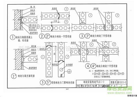 新12j11图集免费下载 新12j11内隔墙构造图集 1 2 下载pdf高清电子版 绿色资源网