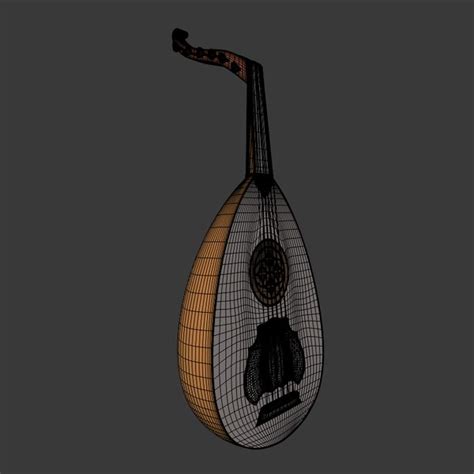 Lute 3d Model