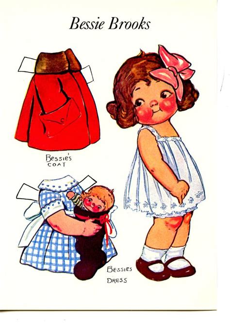Dolly Dingle Friend Bessie Brooks Paper Doll Grace Drayton Artwork