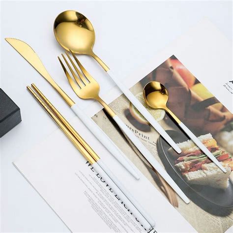 Jual SET ALAT MAKAN CUTLERY KOREA STAINLESS STEEL TEBAL SENDOK SUMPIT