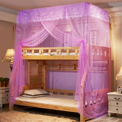 蚊帐子母床上下铺一体式1 2米1 5米儿童床双层高低床铁架实木床 虎窝淘