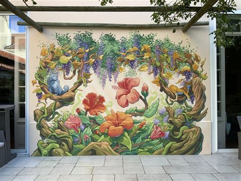 La réalisation d une fresque murale Julien Lachaize