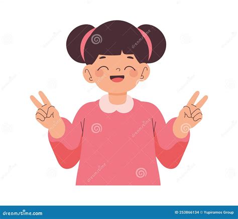 Linda Chica Sonriendo Ilustraci N Del Vector Ilustraci N De Joven