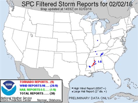 Tornadoes In February Not That Uncommon