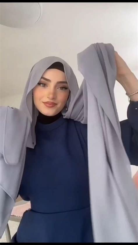 Hijabtutorial [video] Hijab Fashion Hijab Tutorial Simple Hijab