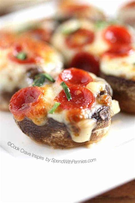 Pizza Stuffed Mushrooms Spend With Pennies
