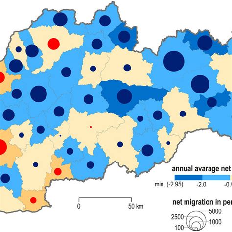 Net Migration And Annual Average Net Migration Rate In Functional Urban Download Scientific