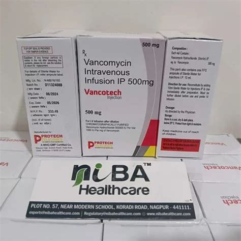Vancotech Vancomycin 500 Mg At ₹ 333vial Vancomycin Inj In Nagpur