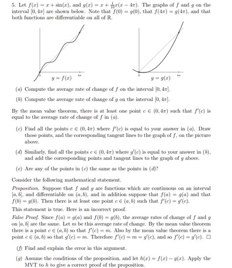 Solved Let f x x sin x and g x x x x π The Chegg com
