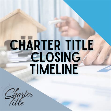 Charter Title Catch A Glimpse Of Our Closing Timeline