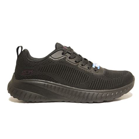 Skechers BOBS Sport Squad Chaos Face Off Black Brassington Bros