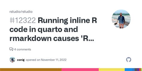Running Inline R Code In Quarto And Rmarkdown Causes R Session Aborted